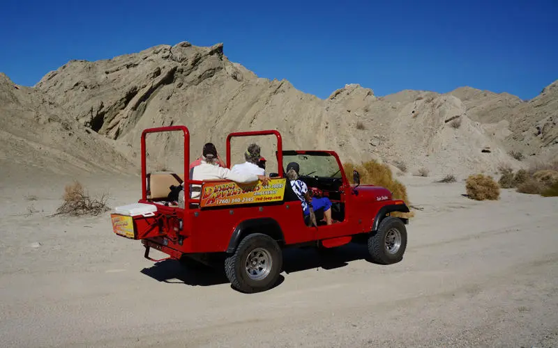 Go on Palm Springs Desert Jeep Tours in CA | Red Jeep Tours